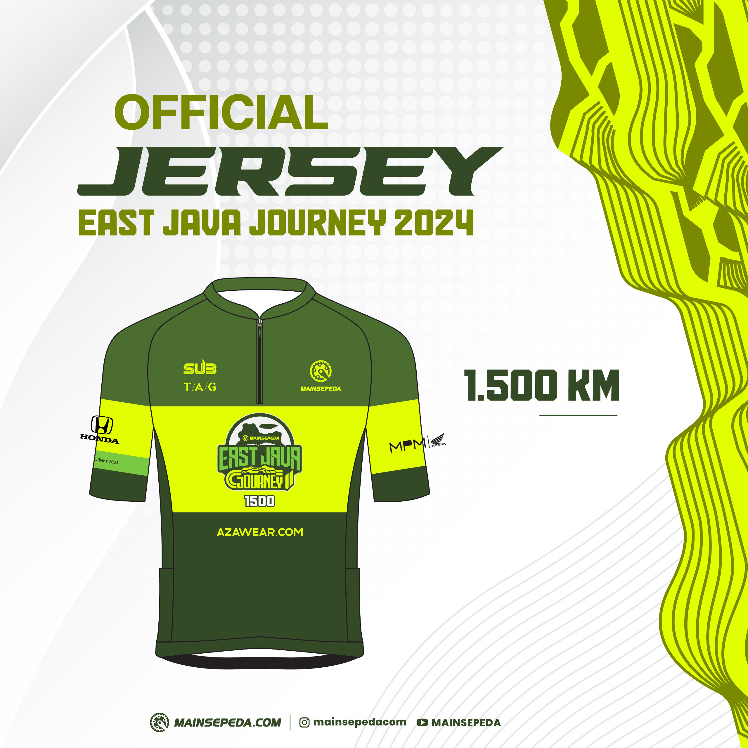 Jersey EJJ 2024 Simbolkan Tantangan Rute dan Keindahan Alam Jawa Timur ...