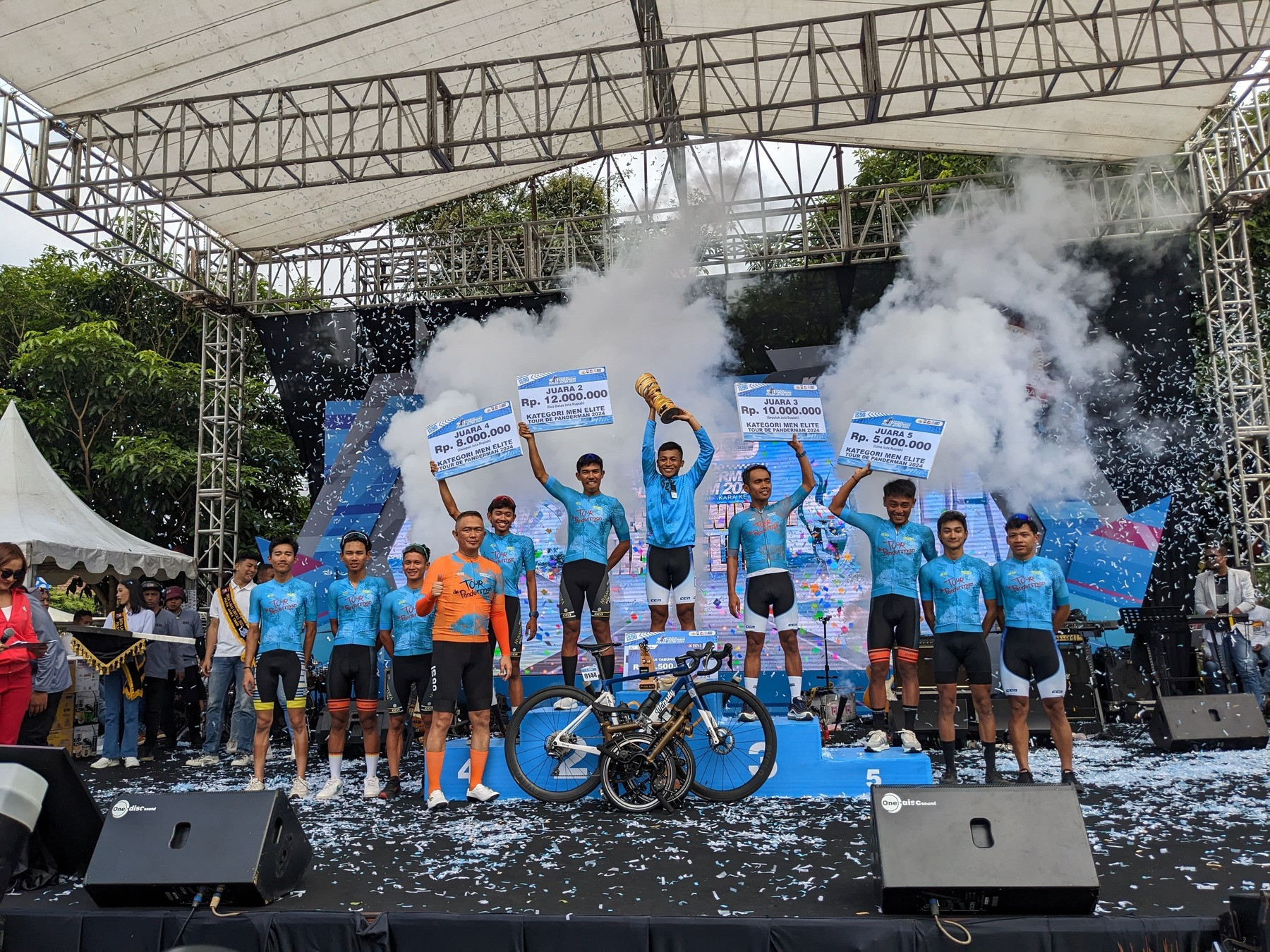 Wariski Setiawan Juara Men Elite Tour de Panderman 2024 - Mainsepeda